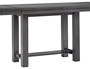 Signature Design by Ashley Myshanna Counter Height Dining Extension Table, 0, Gray