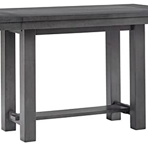 Signature Design by Ashley Myshanna Counter Height Dining Extension Table, 0, Gray