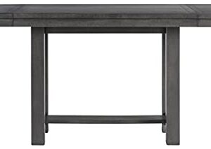 Signature Design by Ashley Myshanna Counter Height Dining Extension Table, 0, Gray