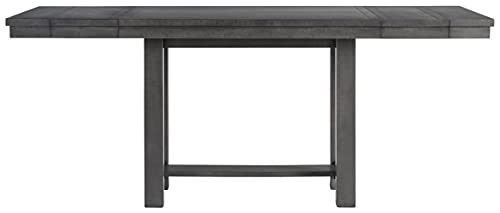 Signature Design by Ashley Myshanna Counter Height Dining Extension Table, 0, Gray