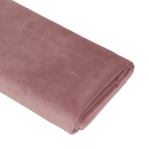 tinakim velvet fabric for upholstery sofa chair cover pillow drapes material (pink, 2 yards (58 x 72 inch))