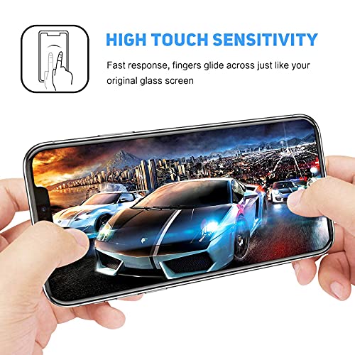 Phone Case for Blackview A100 (6.67"), with [1 x Tempered Glass Protective Film], KJYF Clear Soft TPU Shell Ultra-Thin [Anti-Scratch] [Anti-Yellow] Case for Blackview A100 - WMA27