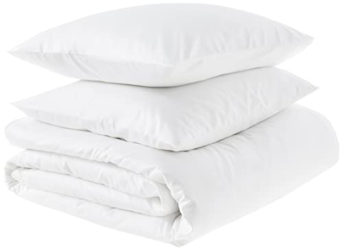 Amazon Aware 100% Organic Cotton 300 Thread Count Duvet Cover Set - White, King