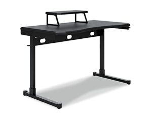 signature design by ashley lynxtyn home office desk, black