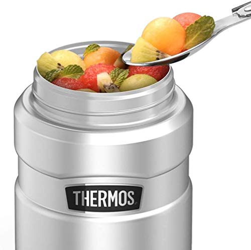 THERMOS My Little Pony Tv Pony Comic STAINLESS KING Stainless Steel Food Jar with Folding Spoon, Vacuum insulated & Double Wall, 16oz