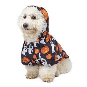 Yoption Dog Cat Ghost Pumpkin Cloak Costumes, Halloween Pet Puppy Funny Cosplay Dress Hoodie Clothes Outfits(M)