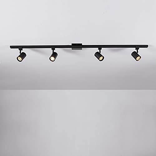 Globe Electric 59738 Tribeca 4-Light 56" Track Lighting Kit, Matte Black