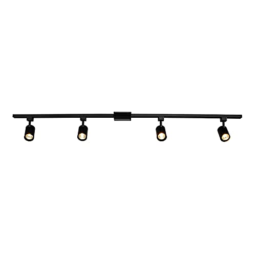 Globe Electric 59738 Tribeca 4-Light 56" Track Lighting Kit, Matte Black