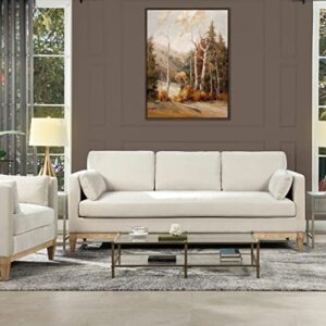 jennifer taylor home knox sofas, french beige performance velvet