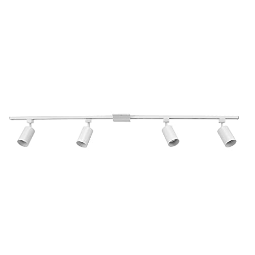 Globe Electric 59740 Tribeca 4-Light 56" Track Lighting Kit, Matte White