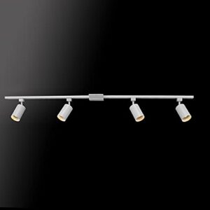 Globe Electric 59740 Tribeca 4-Light 56" Track Lighting Kit, Matte White