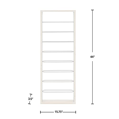 FirsTime & Co. Natural Bakersville Ladder Wine Rack, Wall Mounted Floating Shelf for Bedroom, Kitchen, Living Room, Bathroom, Home Office, Wood, 15.75 x 3.5 x 44 inches, 44 in. x 15.75 in.