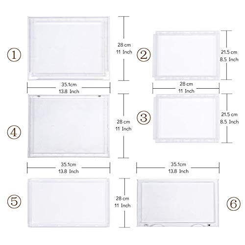 elysolpluv Stackable Shoe Box with Large Capacity, Easy Assembly, and Semi-Transparent Design