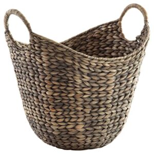 signature design by ashley perlman basket, set of 2, 18"w x 14"d x 16"h, gray