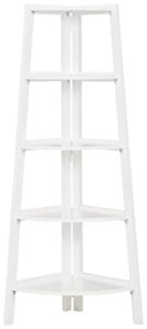 signature design by ashley bernmore corner shelf, 0, white