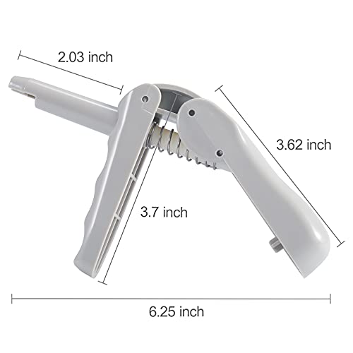 Annhua Dental Composites Applicator Composite Dispensing Guns Fit for Unidose Compules Tips Dispenser, Used for Dentists, Dental Students - Plastic|Gray