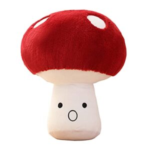 Hynbase 3D Creative Plush Mushroom Cute Sofa Car and Bed Cushions Throw Pillow Surprise Mushroom (7.08")