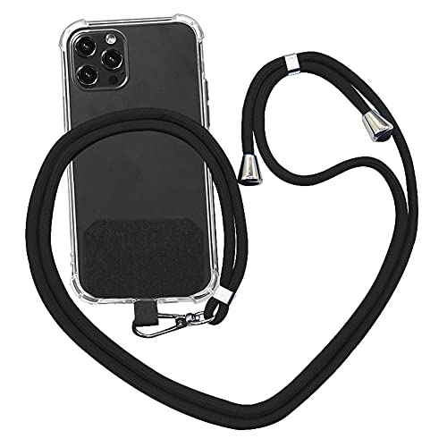 Univeral Phone Lanyard,Cell Phone Lanyard with Adjustable Detachable Neckstrap and Phone Tether, Neck Phone Strap