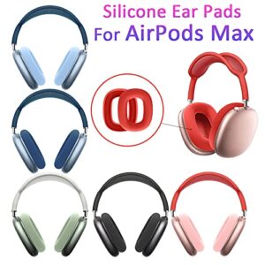 NC Silicone Ear Cushions are Suitable for Air Pods Max Headset Replacement Ear Cushion Cover Ear Cushion Ear Muff Protective Cover Earphone Accessories