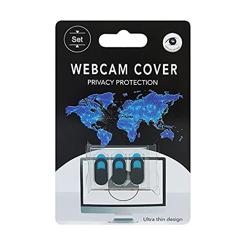 Webcam Privacy Camera Cover Slider, Ultra Thin Design, Privacy Protection, Black (HCY-X003WH50)