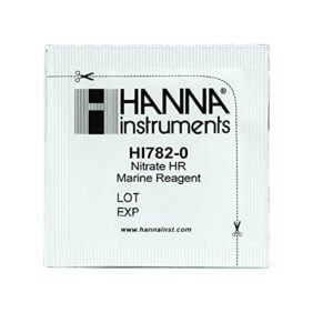 hanna instruments hi782-25 marine nitrate high range checker reagents (25 tests)