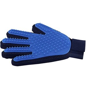 Pet grooming glove gentle deshedding brush (One size)