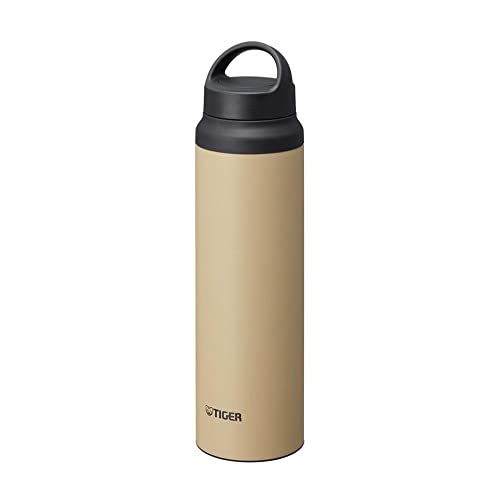 Tiger Corporation Stainless Steel Vacuum Insulated Bottle with Handle, 27-Ounce, Beige, MCZ-S080