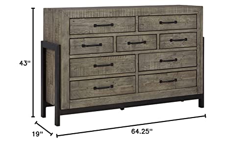 Signature Design by Ashley Brennagan Dresser, Grayish Brown