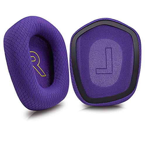 MOLGRIA Ear Pads Cushion, Replacement Fabric Earpads for Logitech G733 Wireless Gaming Headset (Purple)