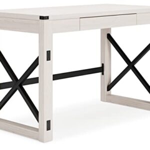 Signature Design by Ashley Bayflynn 48" Home Office Desk, Whitewash