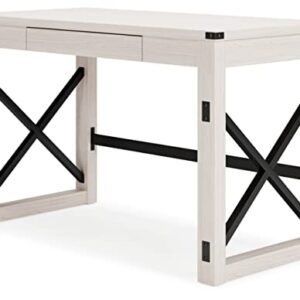 Signature Design by Ashley Bayflynn 48" Home Office Desk, Whitewash