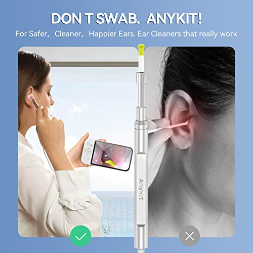 Ear Wax Removal Camera, Visual Ear Cleaner with 5" IPS Screen, Digital Otoscope with Ear Cleaning Tool, 32G Card, HD Video Ear Scope Supports Photo Snap and Video Recording.