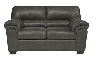 signature design by ashley bladen loveseat, gray