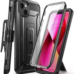 SUPCASE Unicorn Beetle Pro Series Case for iPhone 13 (2021 Release) 6.1 Inch, Built-in Screen Protector Full-Body Rugged Holster Case (Black)