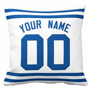 Indianapolis Throw Pillow Custom Any Name and Number for Men Youth Boy Gift