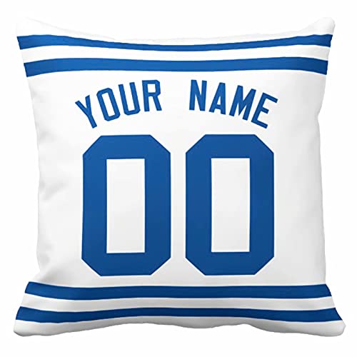 Indianapolis Throw Pillow Custom Any Name and Number for Men Youth Boy Gift