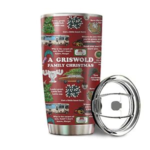 christmas vacation collage stainless steel tumbler 20oz & 30oz travel mug