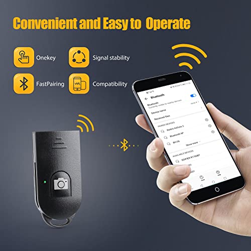 Zeadio Wireless Remote Shutter for All iPhone and Android Devices