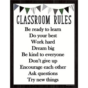 teacher created resources modern farmhouse classroom rules chart