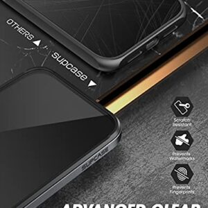 SUPCASE Unicorn Beetle Edge Series Case for iPhone 13 Pro Max (2021 Release) 6.7 Inch, Slim Frame Clear Case with TPU Inner Bumper & Transparent Back (Black)