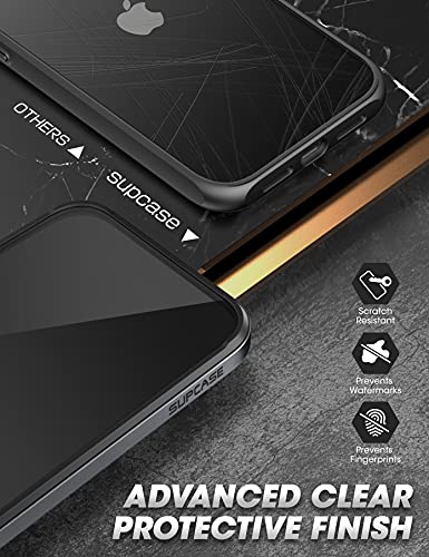 SUPCASE Unicorn Beetle Edge Series Case for iPhone 13 Pro Max (2021 Release) 6.7 Inch, Slim Frame Clear Case with TPU Inner Bumper & Transparent Back (Black)