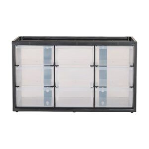 craftsman storage organizer bin system, 9 compartment, plastic (cmst40709)