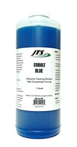 jts jewelry ultrasonic cleaning solution cobalt blue 1 quart clean jewelry compounds made in usa