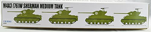 Premium Hobbies M4A3 (76) W Sherman Medium Tank 1:35 Plastic Model Tank Kit 210V