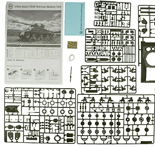 Premium Hobbies M4A3 (76) W Sherman Medium Tank 1:35 Plastic Model Tank Kit 210V