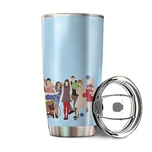 glee characters stainless steel tumbler 20oz & 30oz travel mug