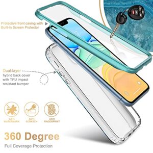 Esdot iPhone 11 Pro Max Case with Built-in Screen Protector,Military Grade Cover with Fashionable Designs for Women Girls,Protective Phone Case for Apple iPhone 11 Pro Max 6.5" Agate Stone