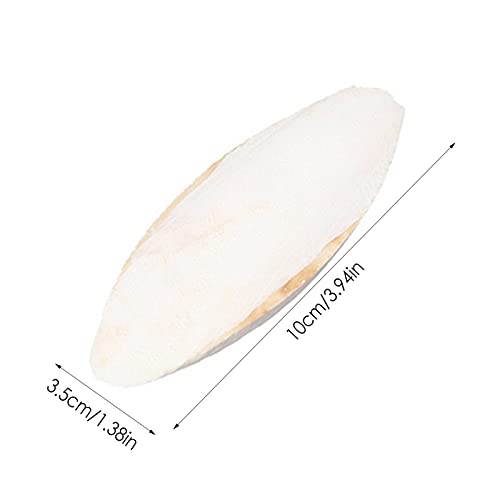 M/B Cuttlebone Toys for Birds, 10 Pcs Natural Cuddle Bone Parrot Chew Toys, Chewing Cuttlefish Bone Bird Cuttlebone, Natural Birds Chewing Cuttlefish Bone (10cm)