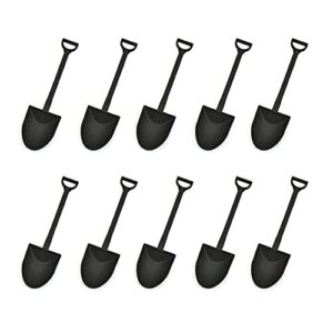 50pcs plastic disposable mini ice cream dessert spoon shovels pudding yogurt spoons for family or party