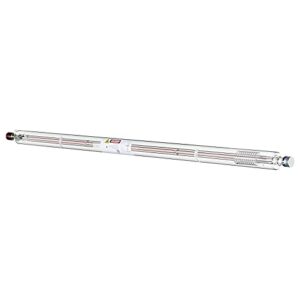 OMTech 80W Laser Tube Replacement for CO2 Laser Engravers and Laser Cutters, CO2 Filled YL Tube for Laser Engraving Cutting Marking Machines, 60mm Dia. 1250mm Borosilicate Glass Tube, 12000hr Life